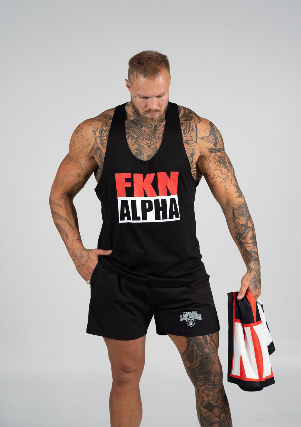 FKN ALPHA Gym Singlet | Men's bodybuilding clothes – FKN Gym Wear